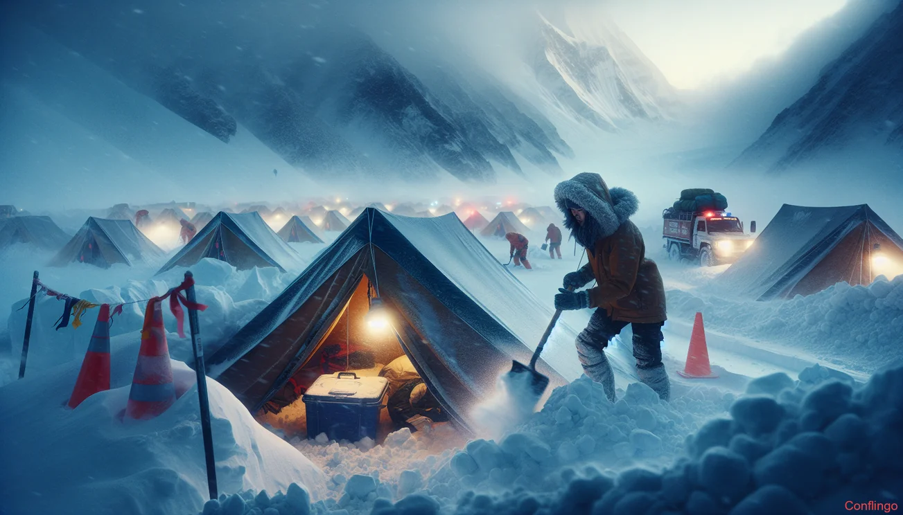 Nearly 1,000 People Stranded on Mount Everest Due to Severe Snowstorm