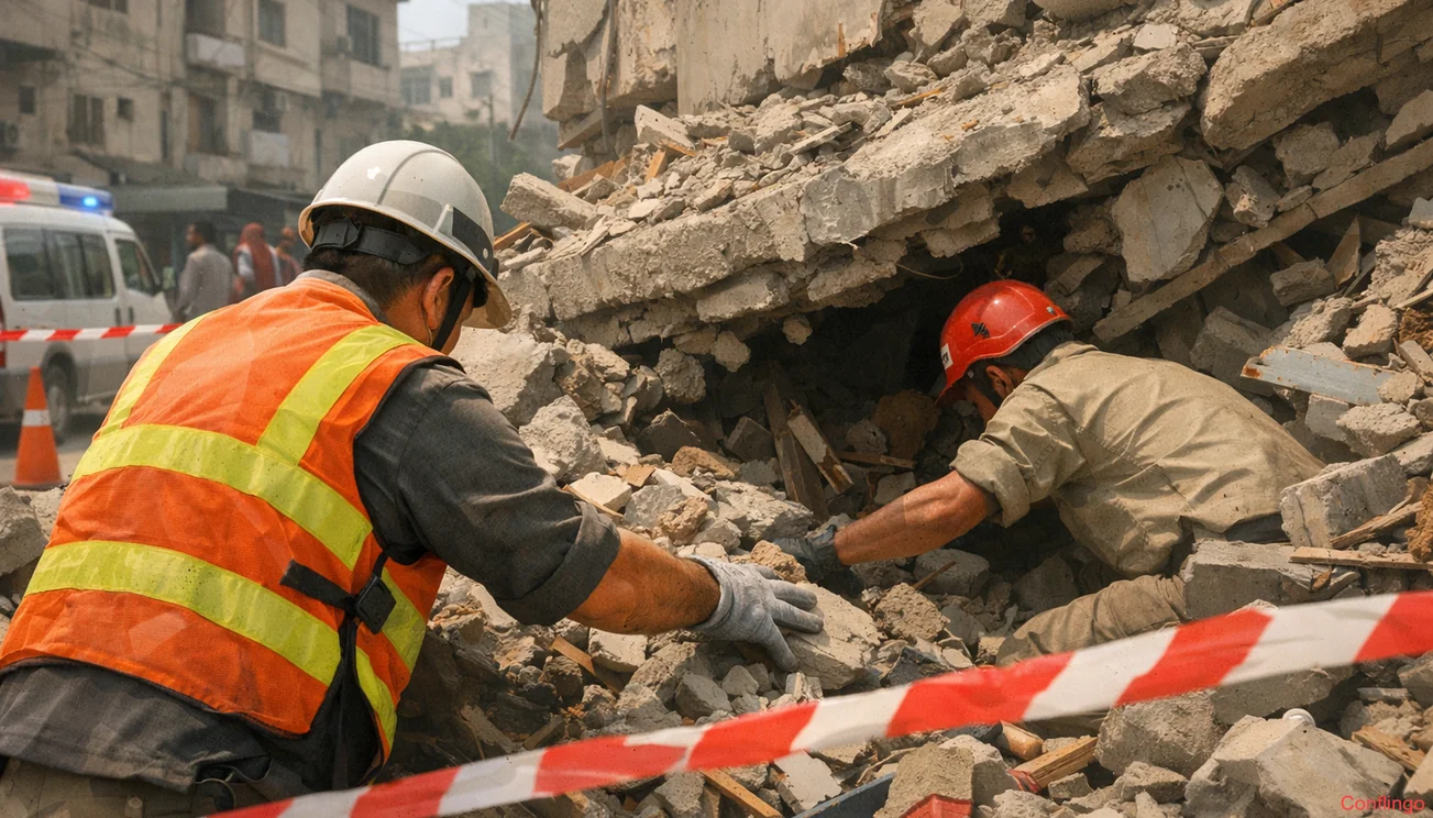 At Least 13 Dead After Residential Building Collapse in Karachi, Pakistan