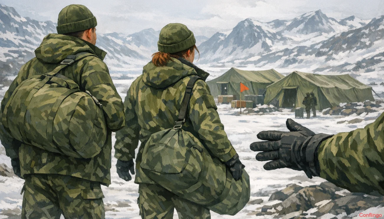 Swedish Army Officers Arrive in Greenland