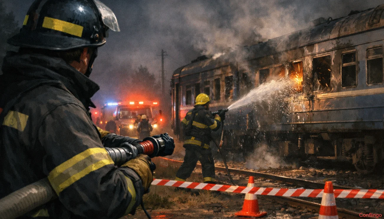 Zelensky Condemns Deadly Russian Drone Strike on Passenger Train in Ukraine