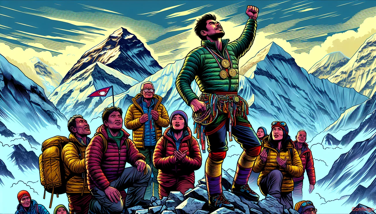 Kami Rita Sherpa setter ny rekord med 31 bestigninger av Mount Everest