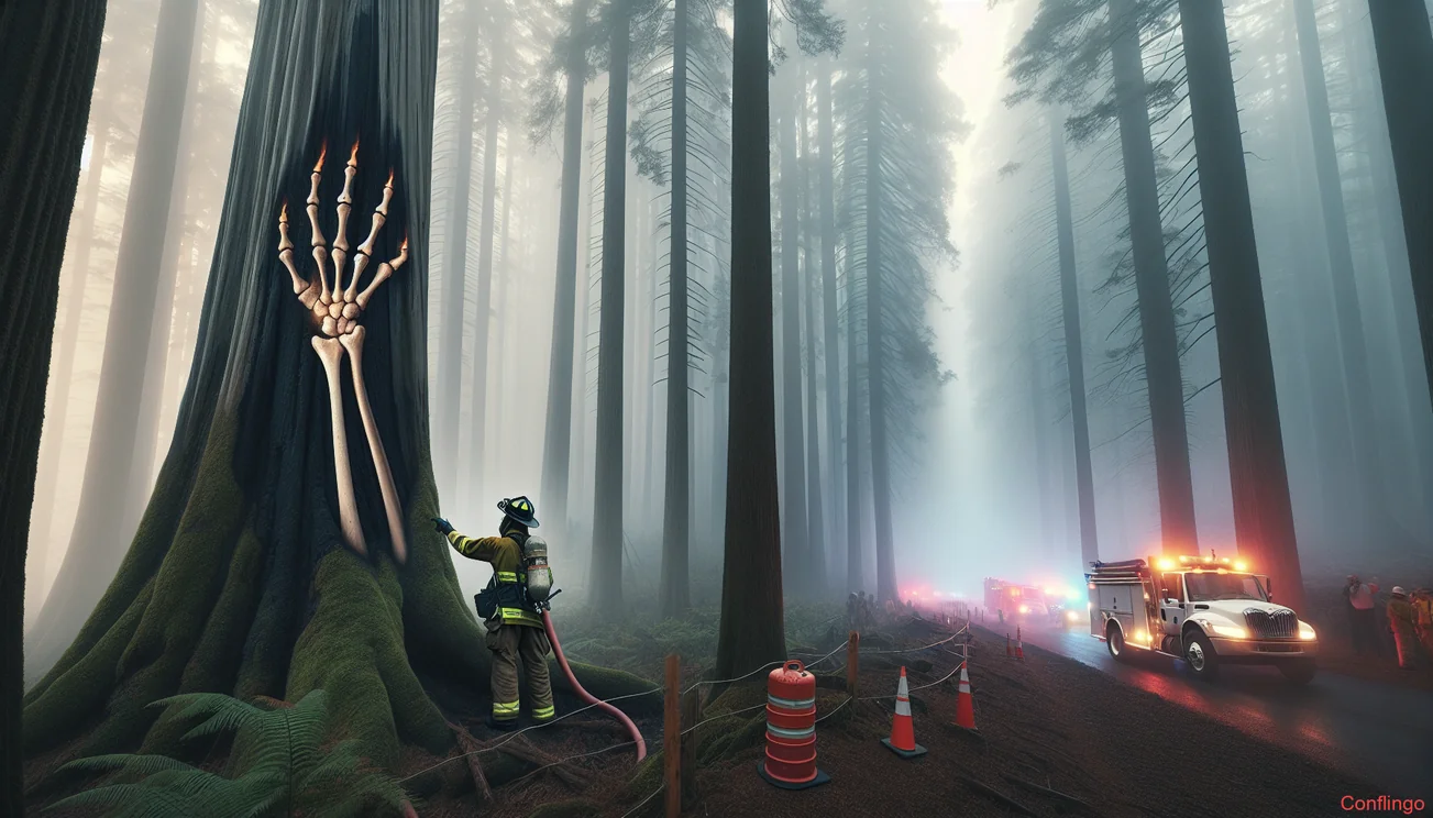 One of the World’s Tallest Trees Catches Fire in Oregon