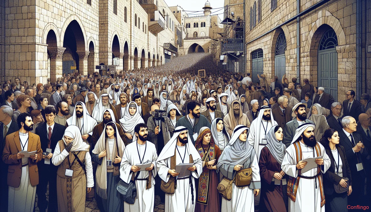 Pilgrims Participate in Traditional Good Friday Walk in Jerusalem