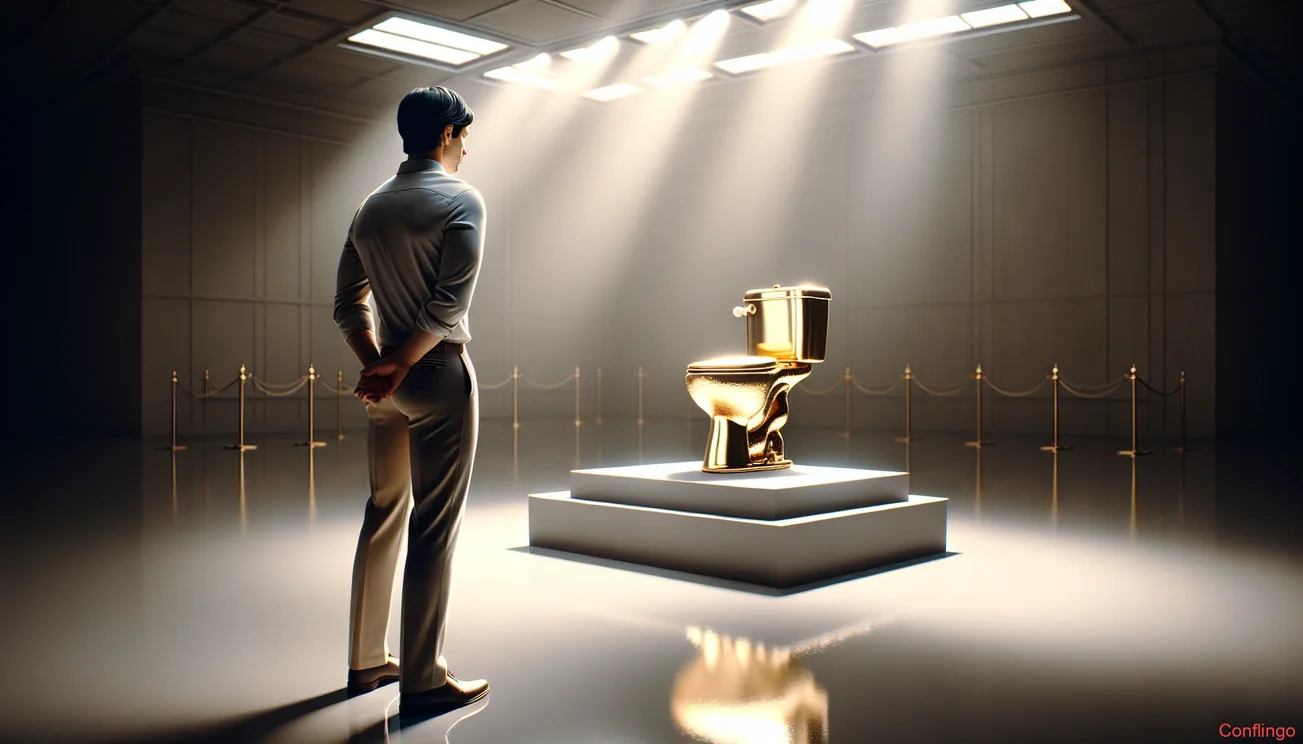 The World's Most Expensive Gold Toilet Goes Up for Auction