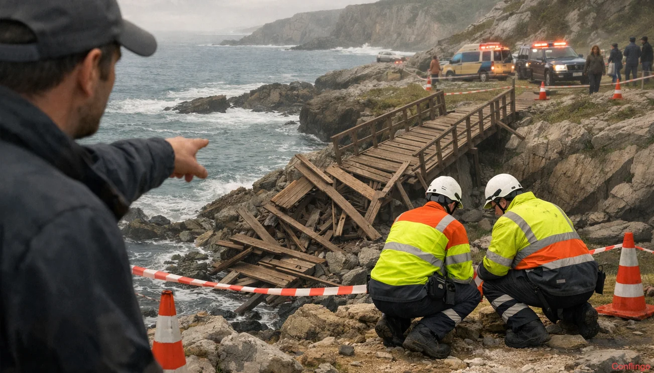 At Least Five Dead After Footbridge Collapse in Northern Spain