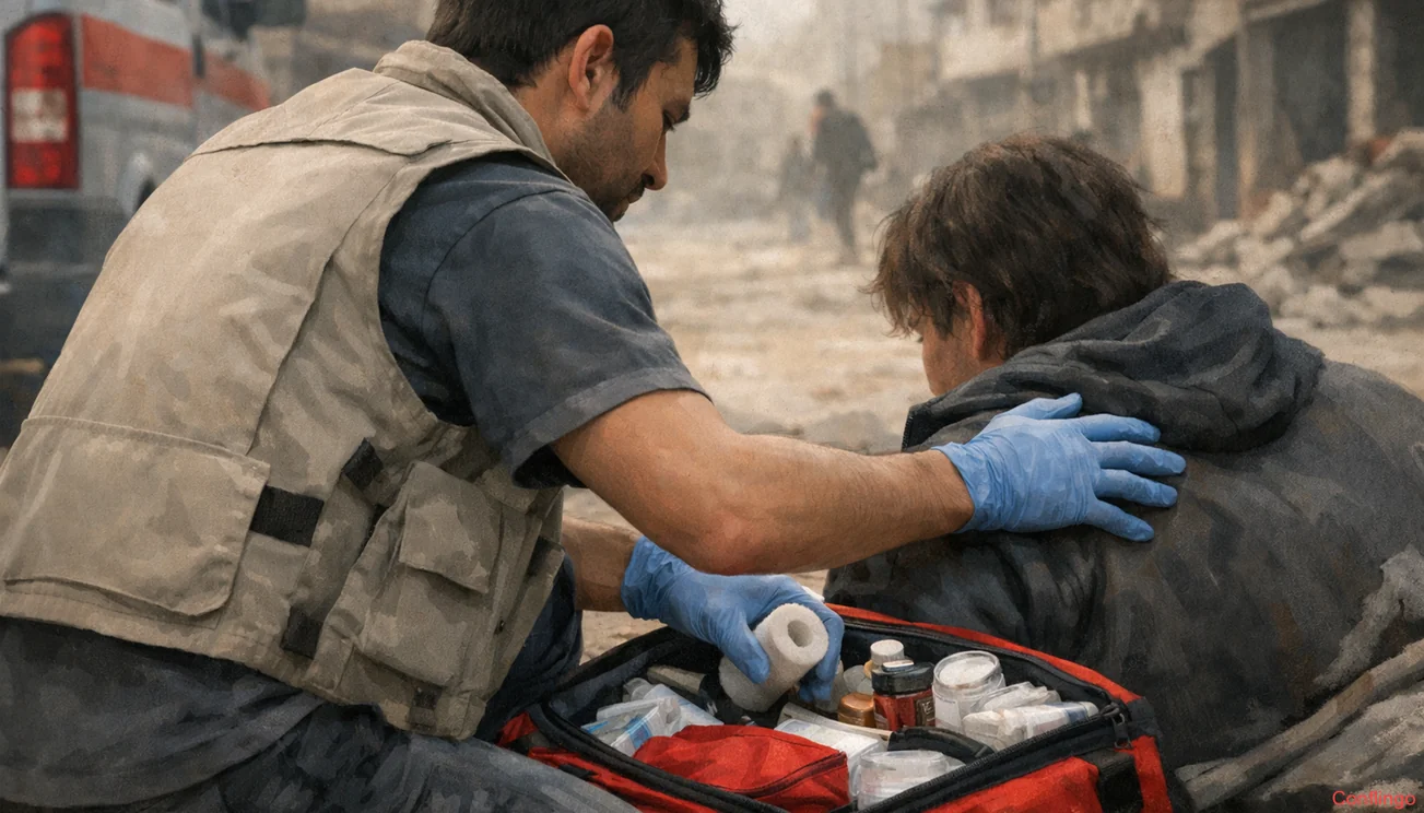 Red Cross Reports Death of Palestinian Red Crescent Volunteer in Gaza