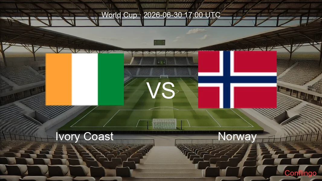 Ivory Coast vs Norway: Direct Edges Favor Norway in World Cup Clash