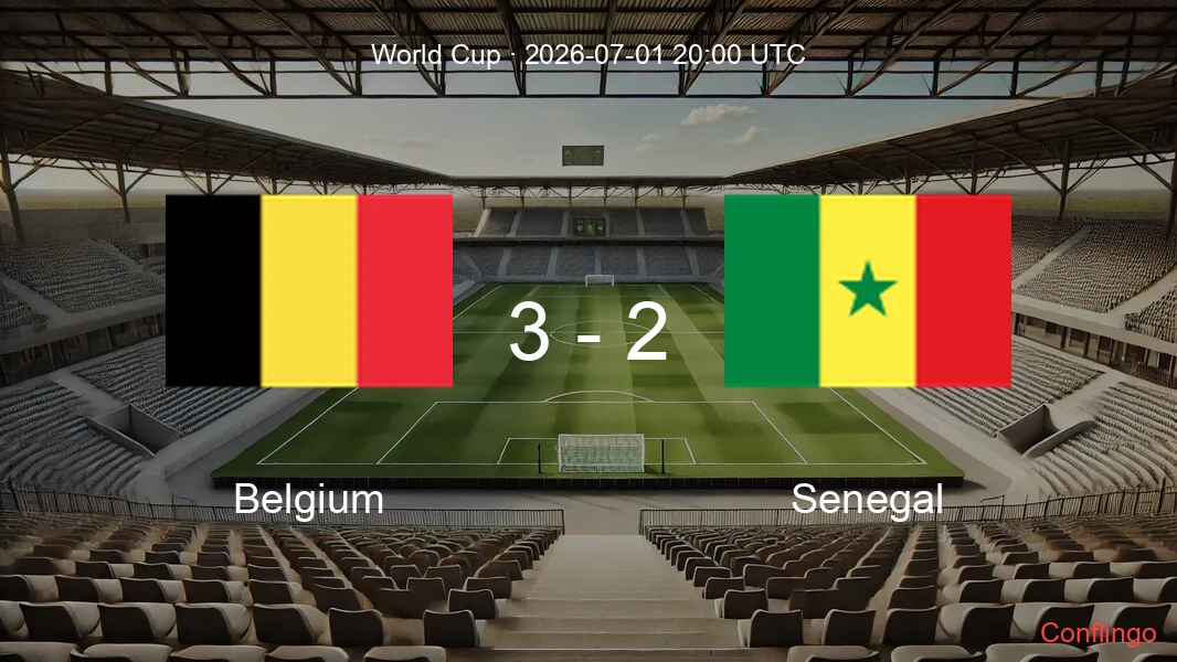 Belgium vs Senegal: Analysis Points to Belgium’s Edge